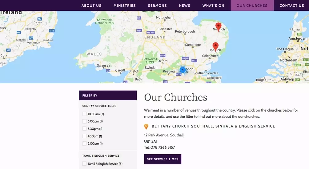 How To List Your Church's Different Locations & Activites on Google Maps